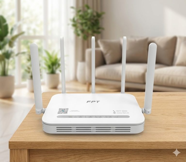 Modem Wifi 6 AX3000S FPT: 5 Râu, Sóng khỏe xuyên tường